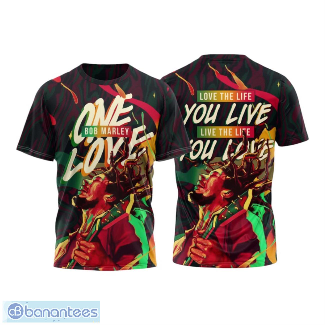 Bob Marley One Love Hoodie Shirt For Men Women - Banantees