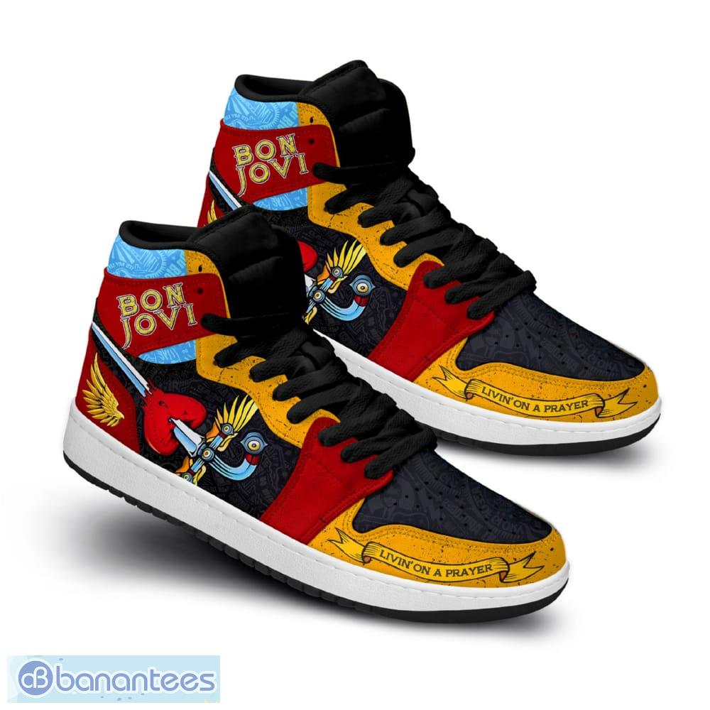 Bon Jovi Air Jordan 1 Hightop Shoes For Men Women Fans - Banantees