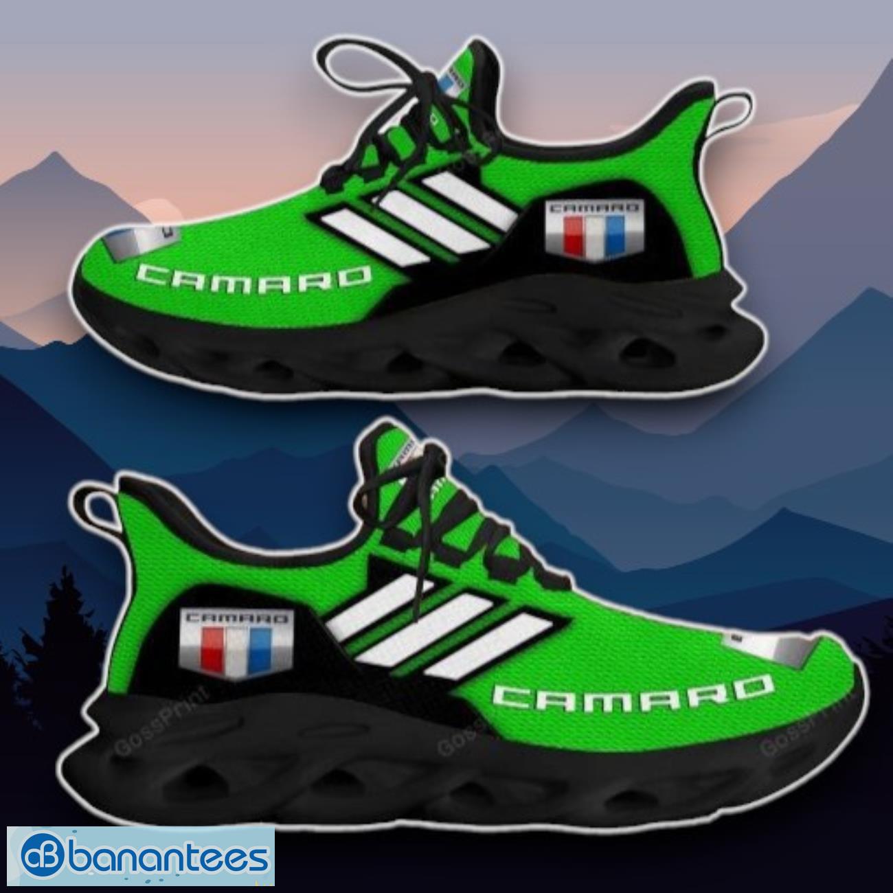 Chevrolet Camaro Green Max Soul Shoes Dynamic Style Sneakers For Men ...