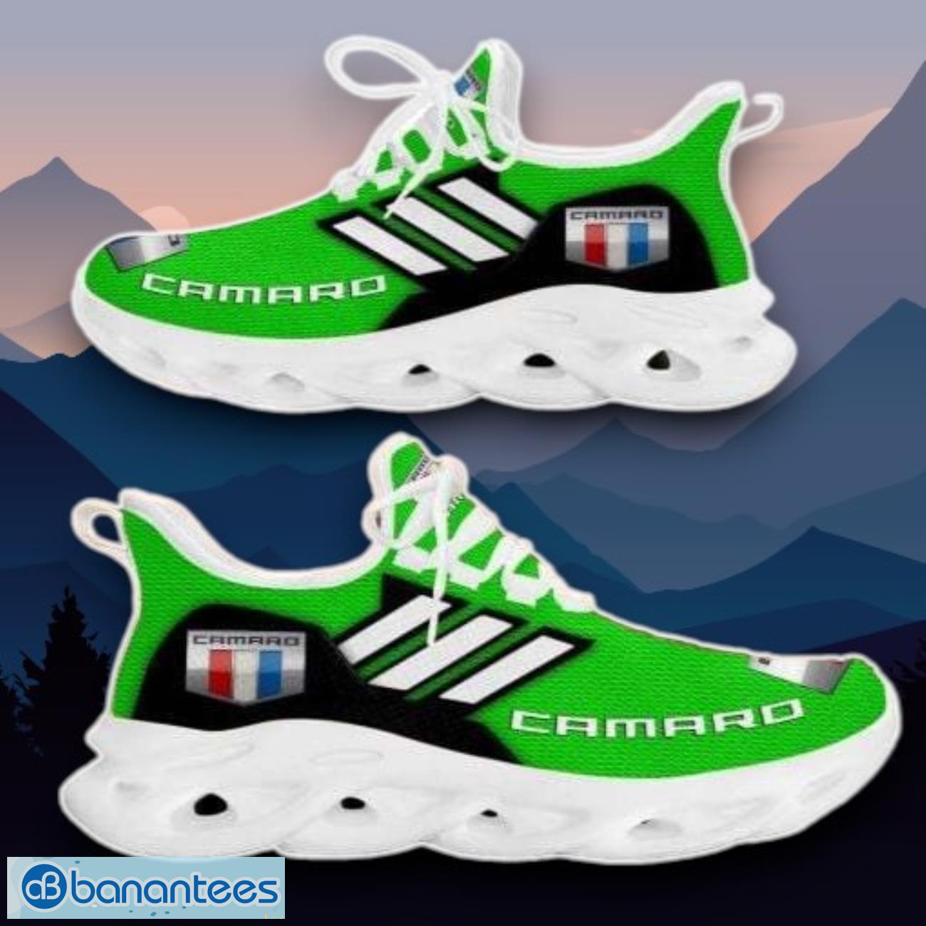 Chevrolet Camaro Green Max Soul Shoes Dynamic Style Sneakers For Men ...