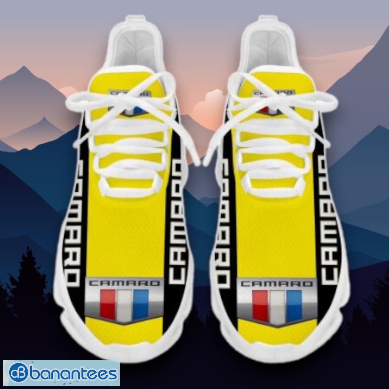 Chevrolet Camaro Yellow Max Soul Shoes Dynamic Style Sneakers For Men ...