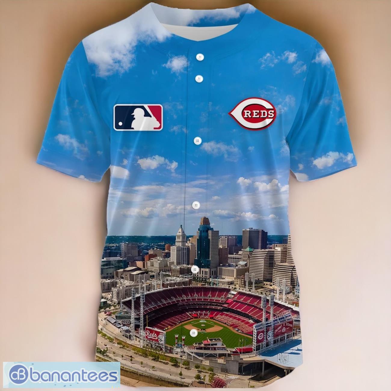 Cincinnati Reds Baseball Jersey MLB 2024 Custom Number And Name - Banantees