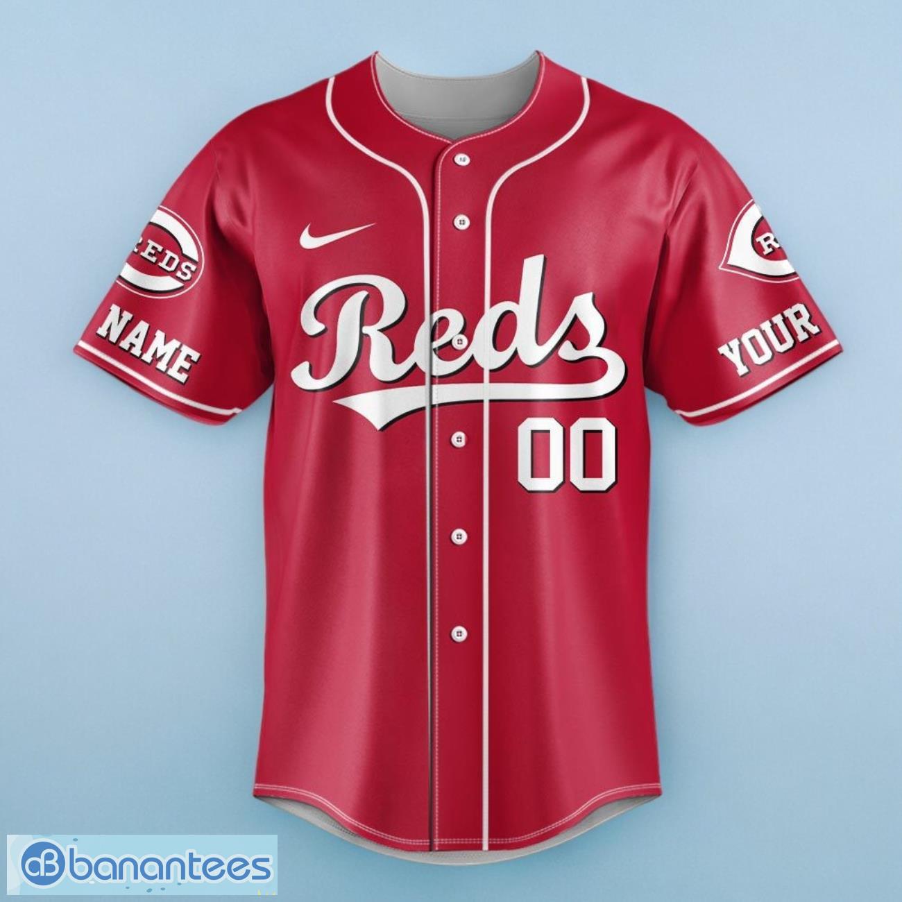 Cincinnati RedsBaseball Jersey Custom Number And Name Trending 2024 For ...