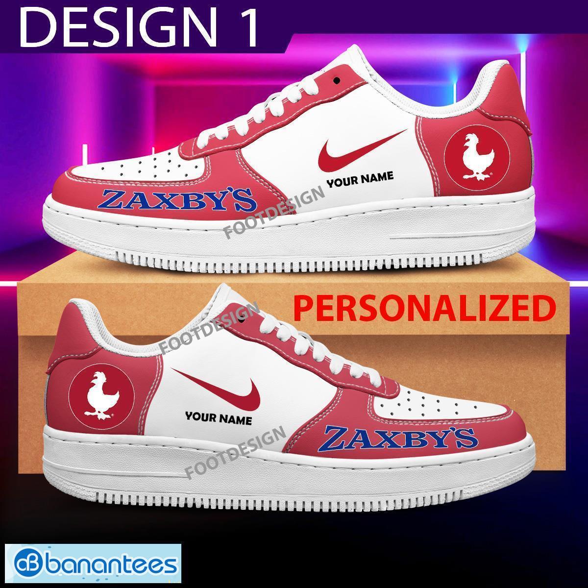 Custom Name ZAXBY'S Brand Air Force 1 Sneakers New Pattern For Fans ...
