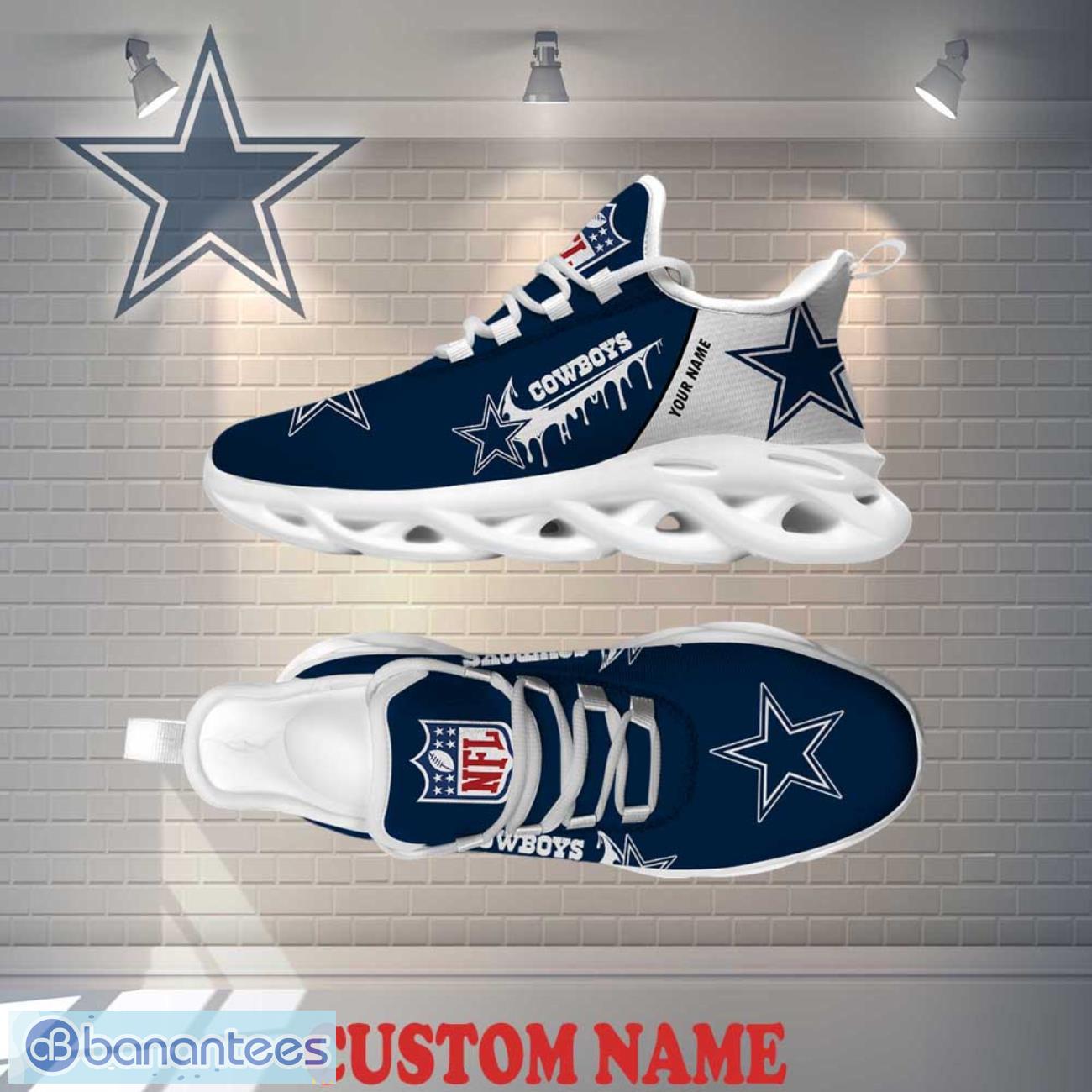 Dallas Cowboys Drip Logo NFL Custom Name For Men Women - Banantees