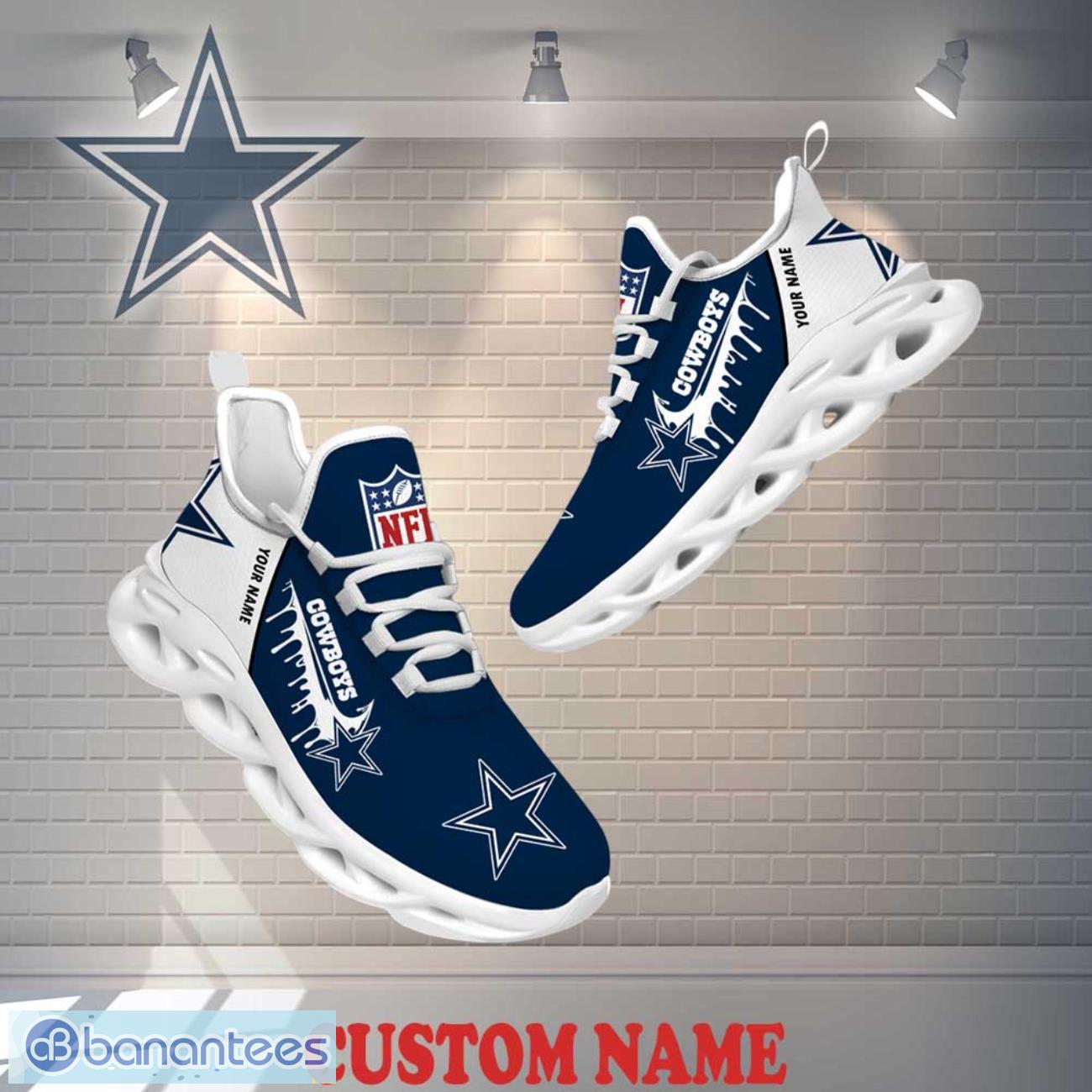 Dallas Cowboys Drip Logo NFL Custom Name For Men Women - Banantees