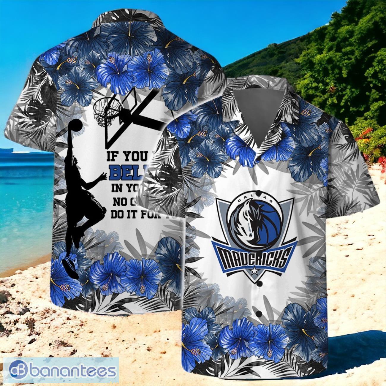 Dallas Mavericks NBA Hawaiian Shirt And Short Floral Pattern - Banantees