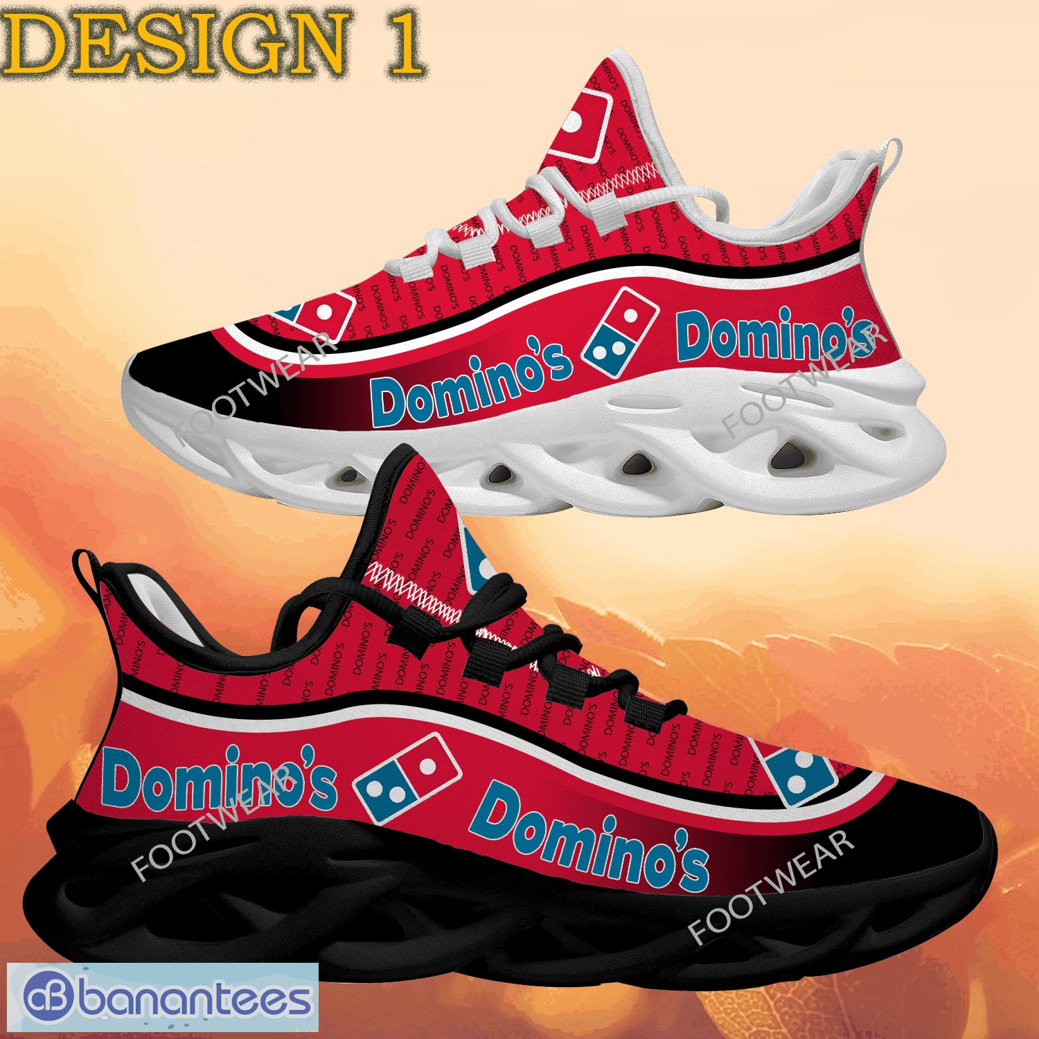 Domino's Brand Logo New Text Max Soul Shoes Style High-Quality Running ...