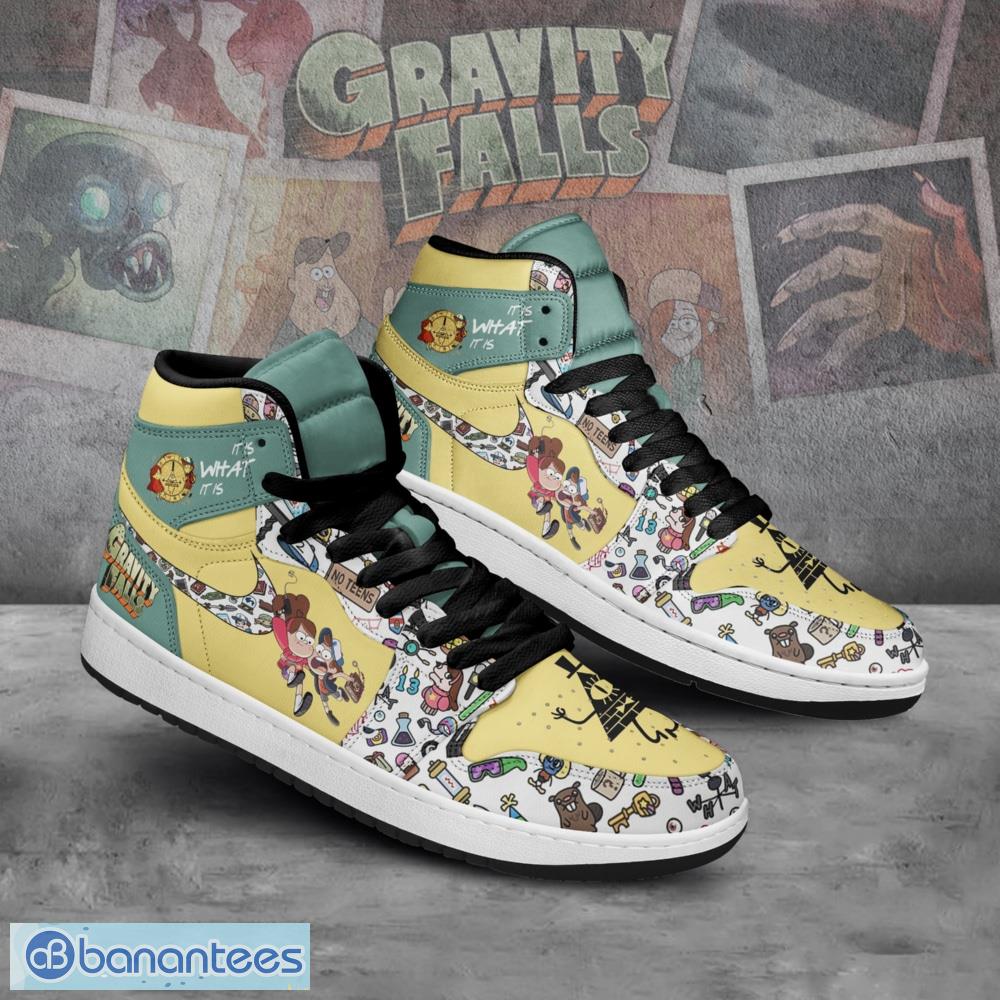 Gravity Falls Air Jordan 1 High Top Shoes - Banantees