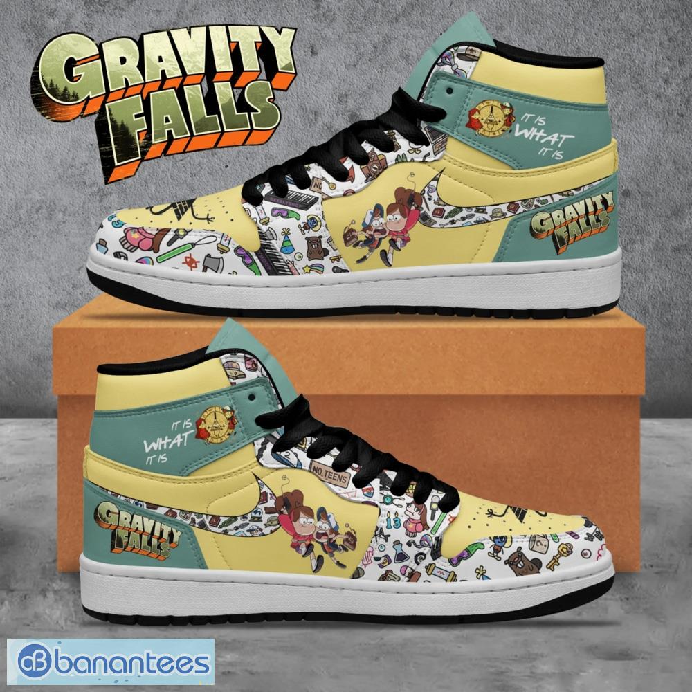 Gravity Falls Air Jordan 1 High Top Shoes - Banantees