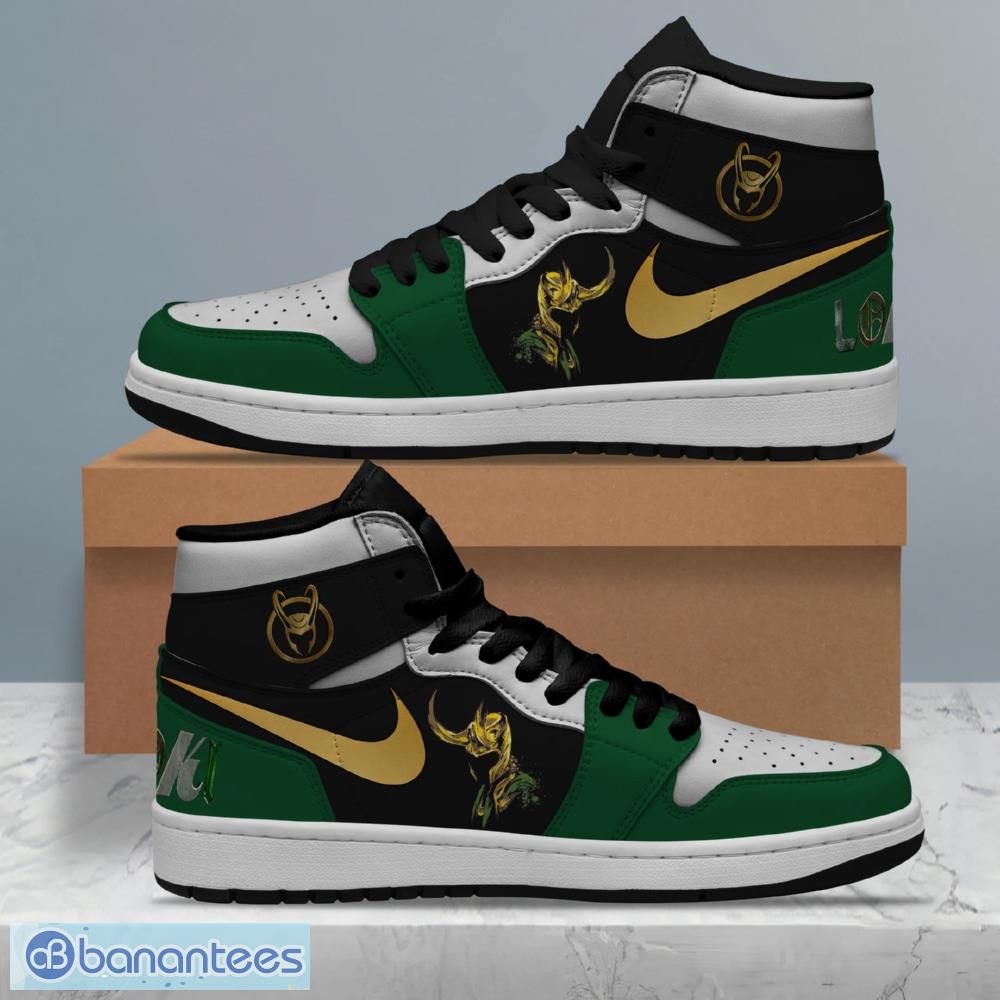 Loki Air Jordan 1 High Top Shoes - Banantees