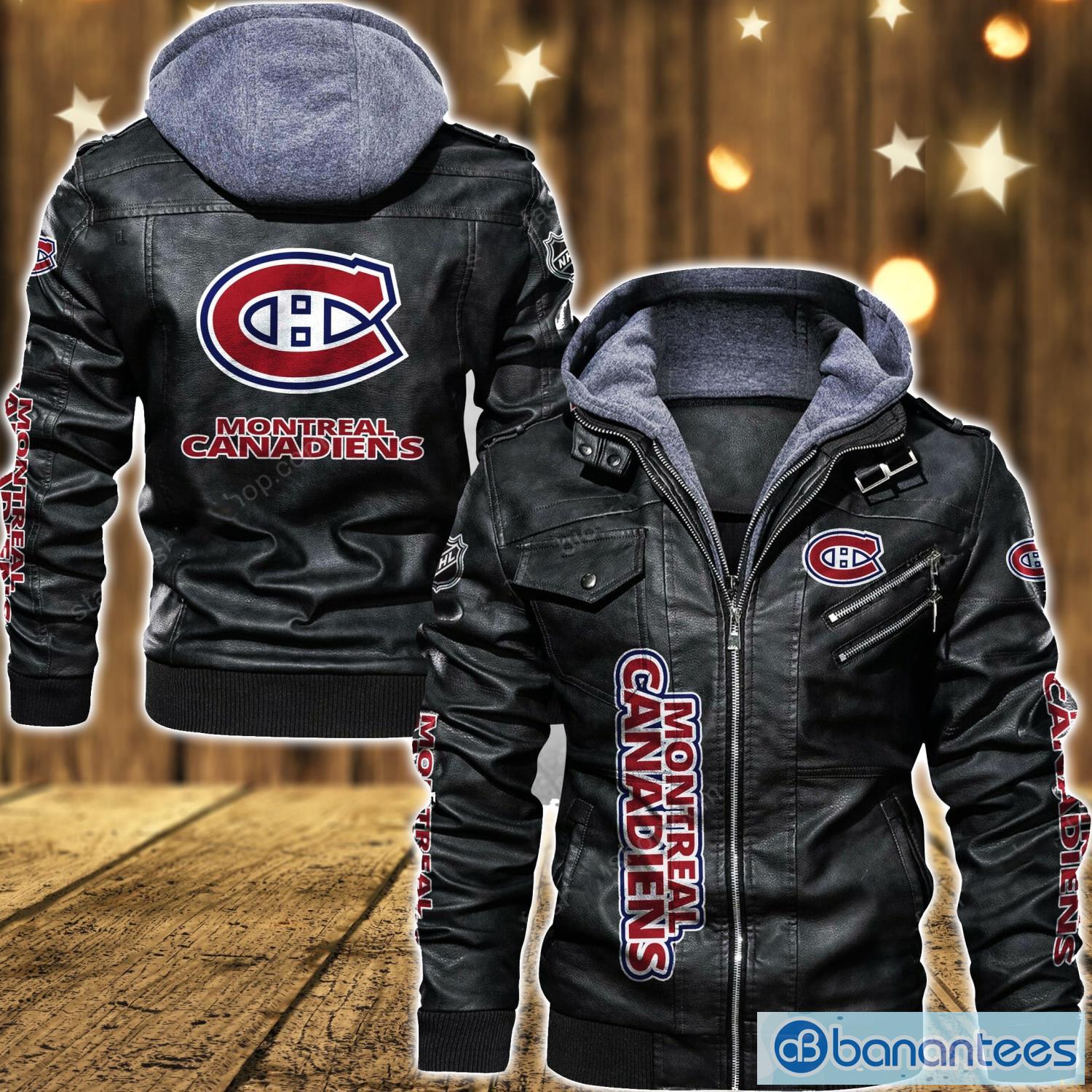 Montreal Canadiens Logo team 2D Leather Jacket Gift For Men Father's ...
