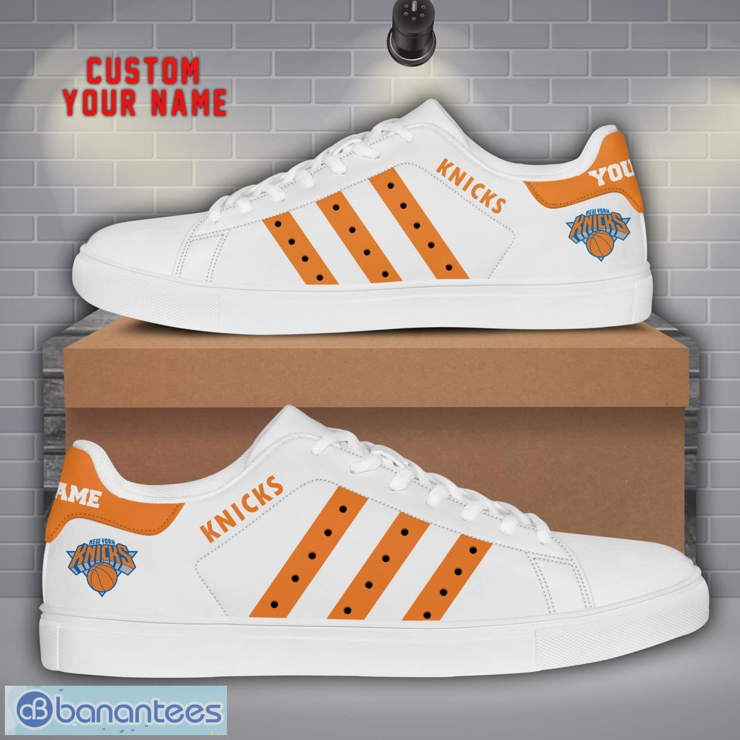 New York Knicks NBA Special Personalized Name Low Top Skate Shoes For ...
