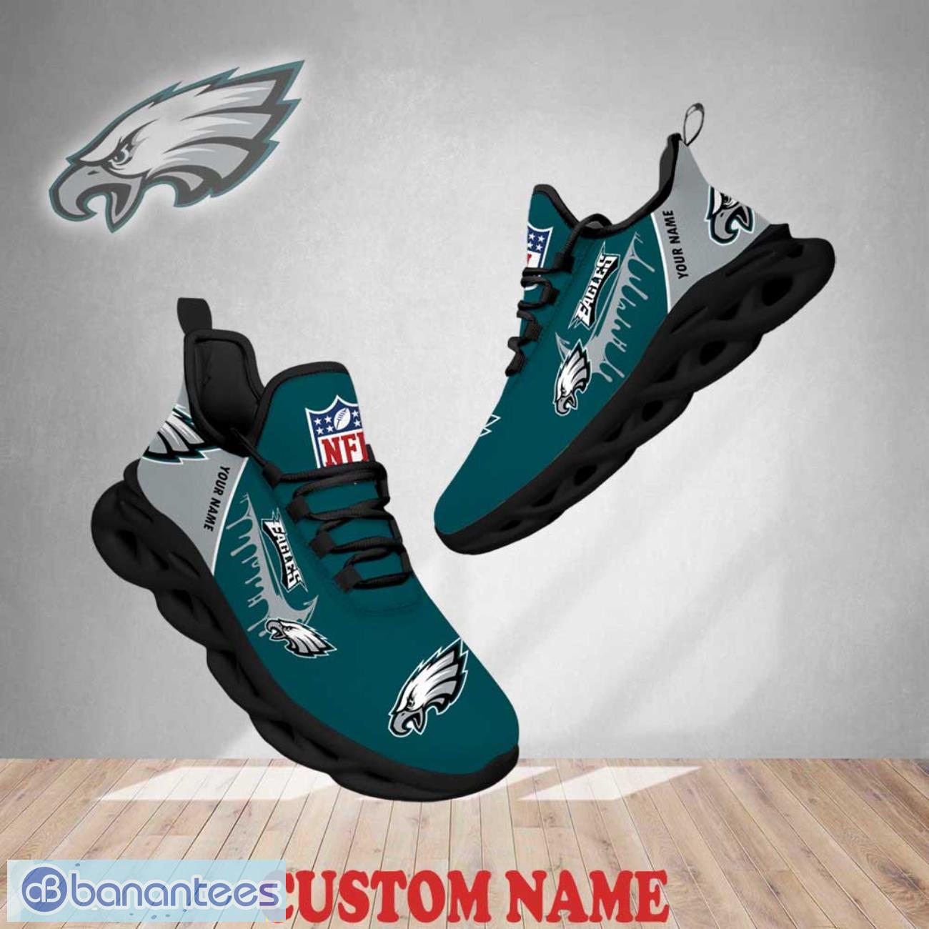Philadelphia Eagles Drip Logo NFL Custom Name For Men Women - Banantees