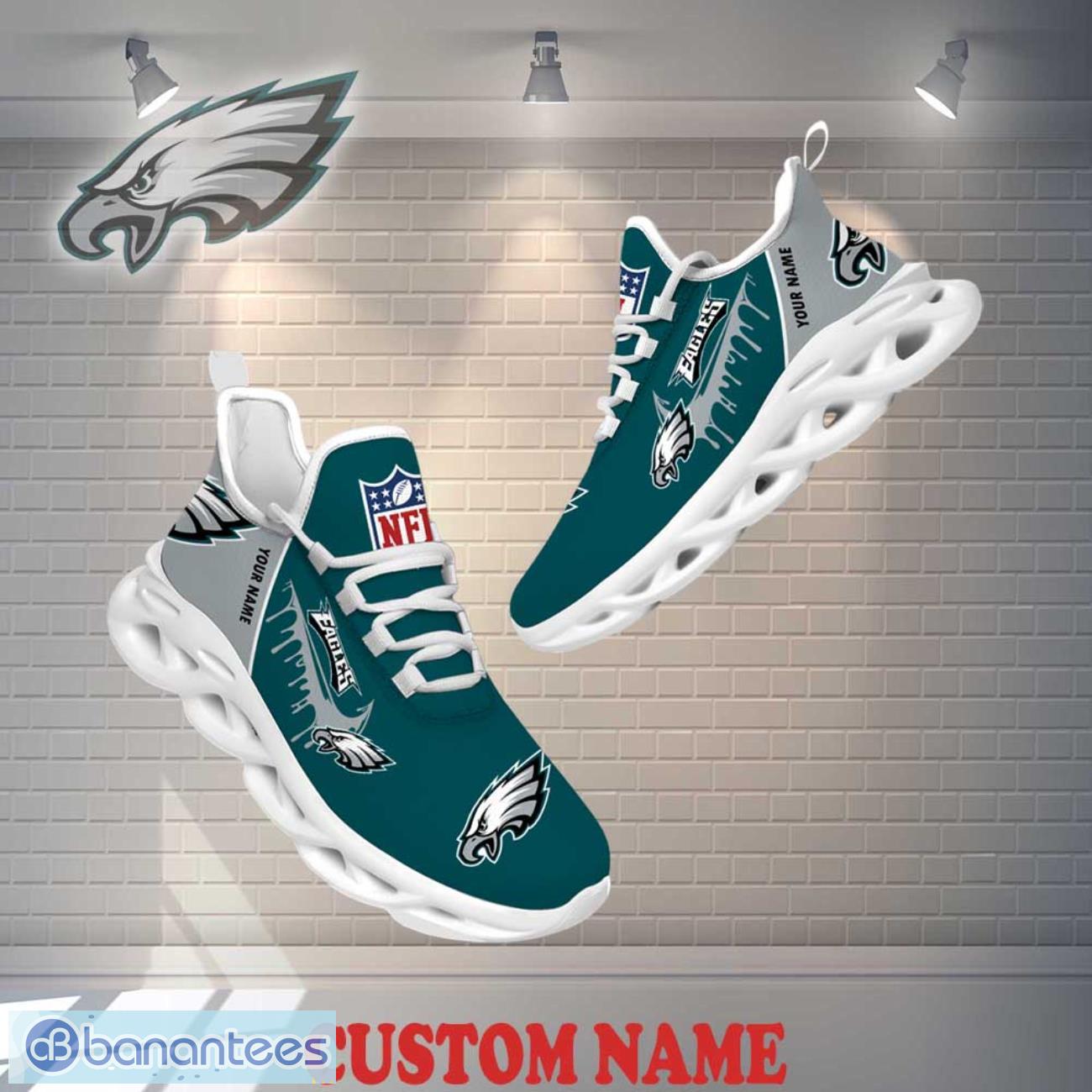 Philadelphia Eagles Drip Logo NFL Custom Name For Men Women - Banantees