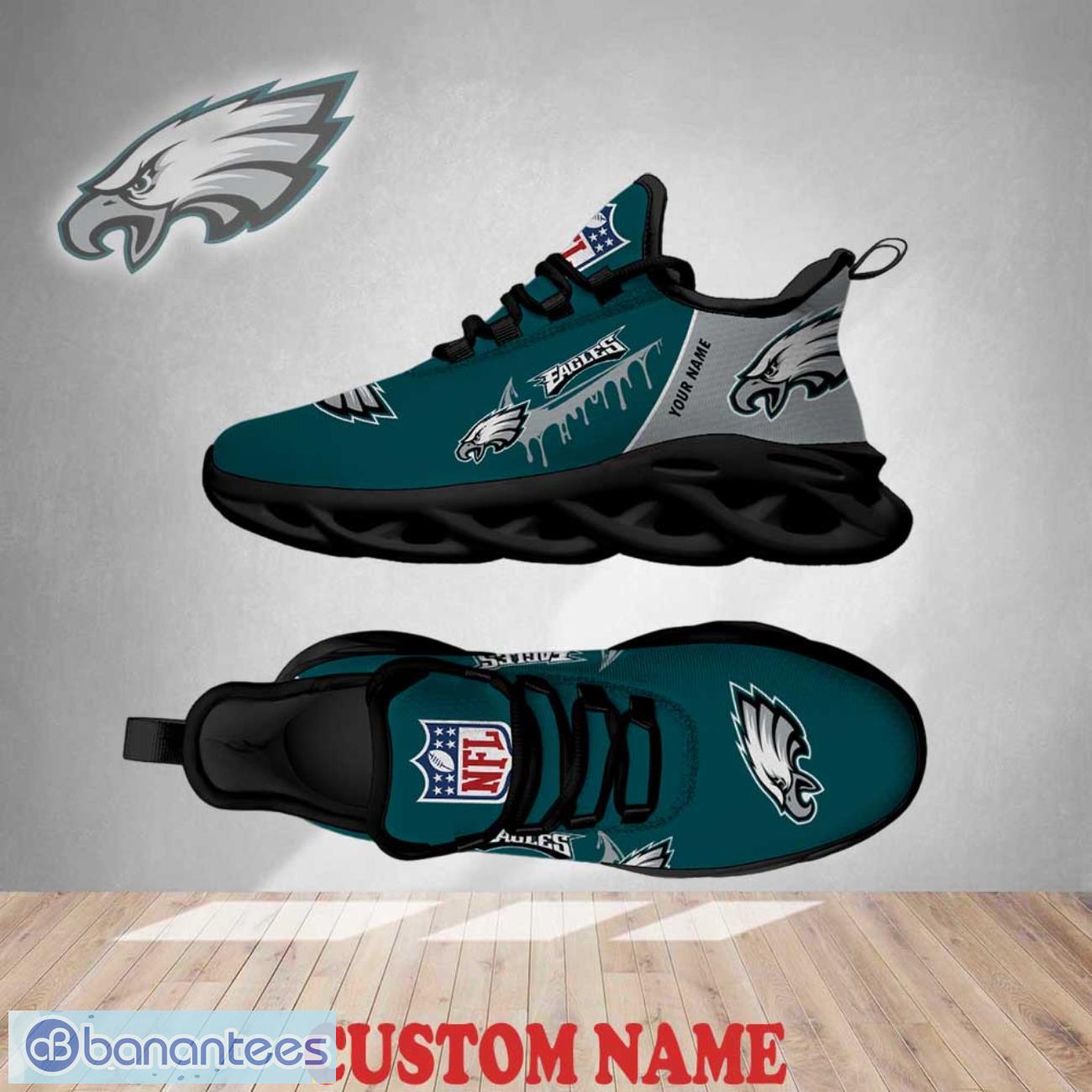 Philadelphia Eagles Drip Logo NFL Custom Name For Men Women - Banantees