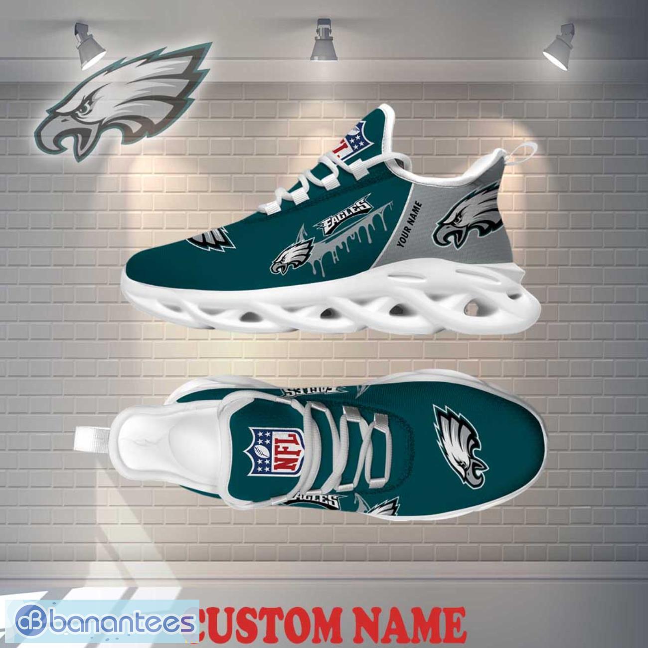 Philadelphia Eagles Drip Logo NFL Custom Name For Men Women - Banantees