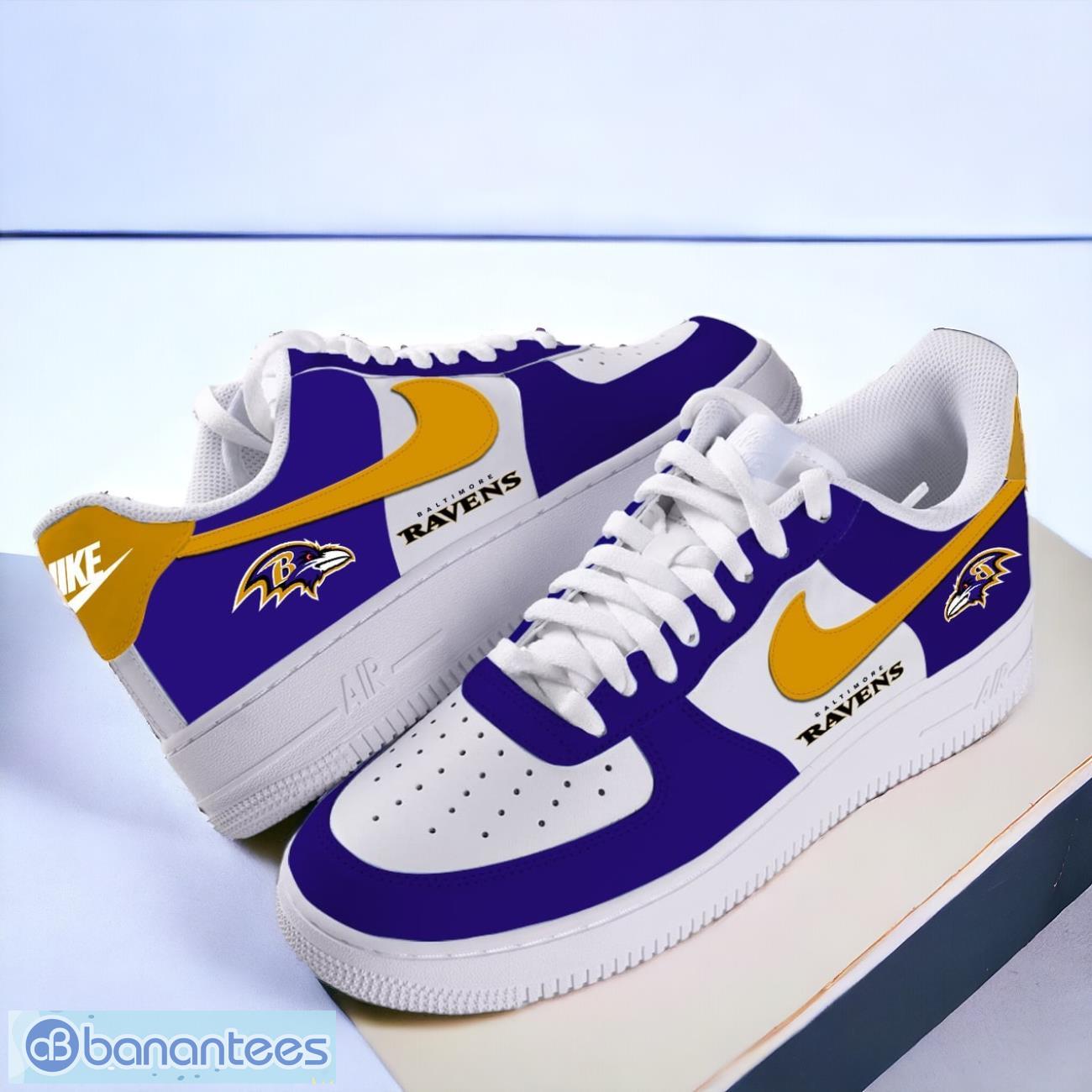 Ravens Air Force Sneakers Ultimate Style for the Ultimate Fan - Banantees