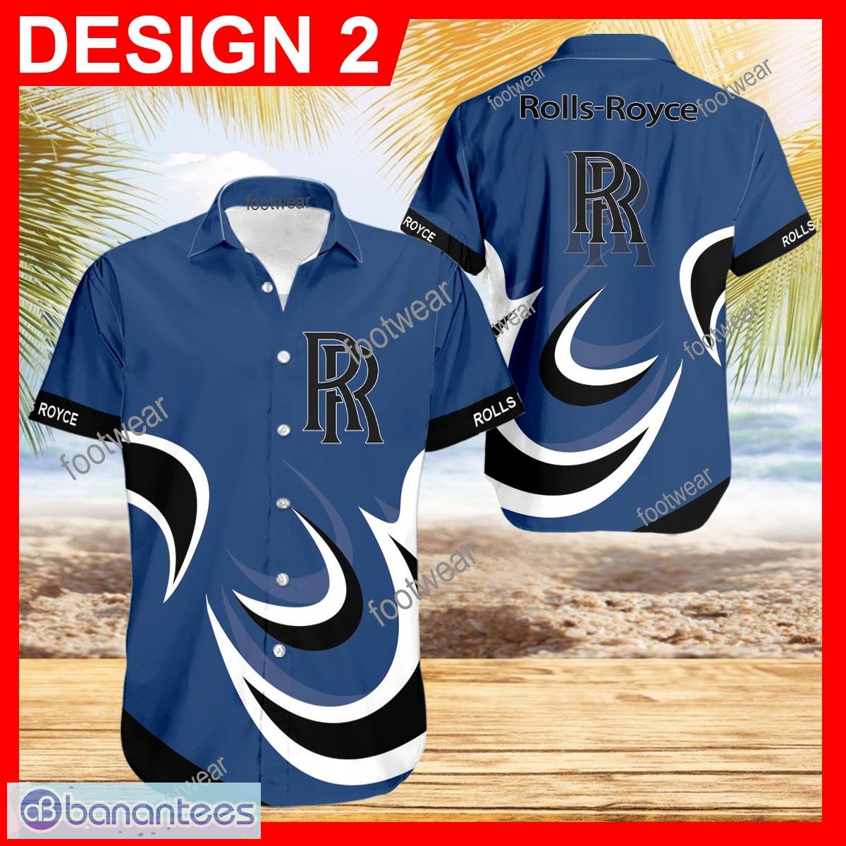 Rolls Royce Car Racing Hawaiian Shirt Brand Design For Men Gifts Beach ...