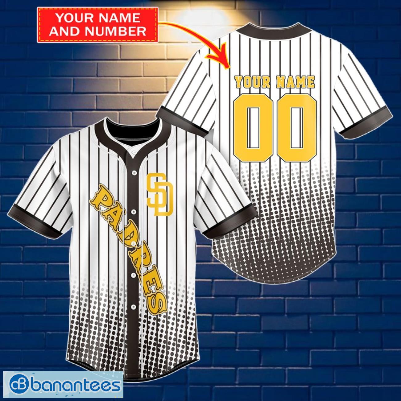 San Diego Padres MLB Baseball Jersey Exclusive Editon Custom Number And ...