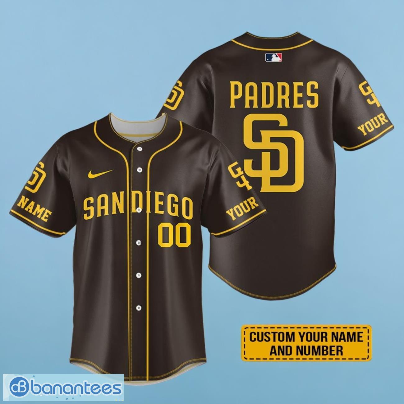 San Diego PadresBaseball Jersey Custom Number And Name Trending 2024 ...