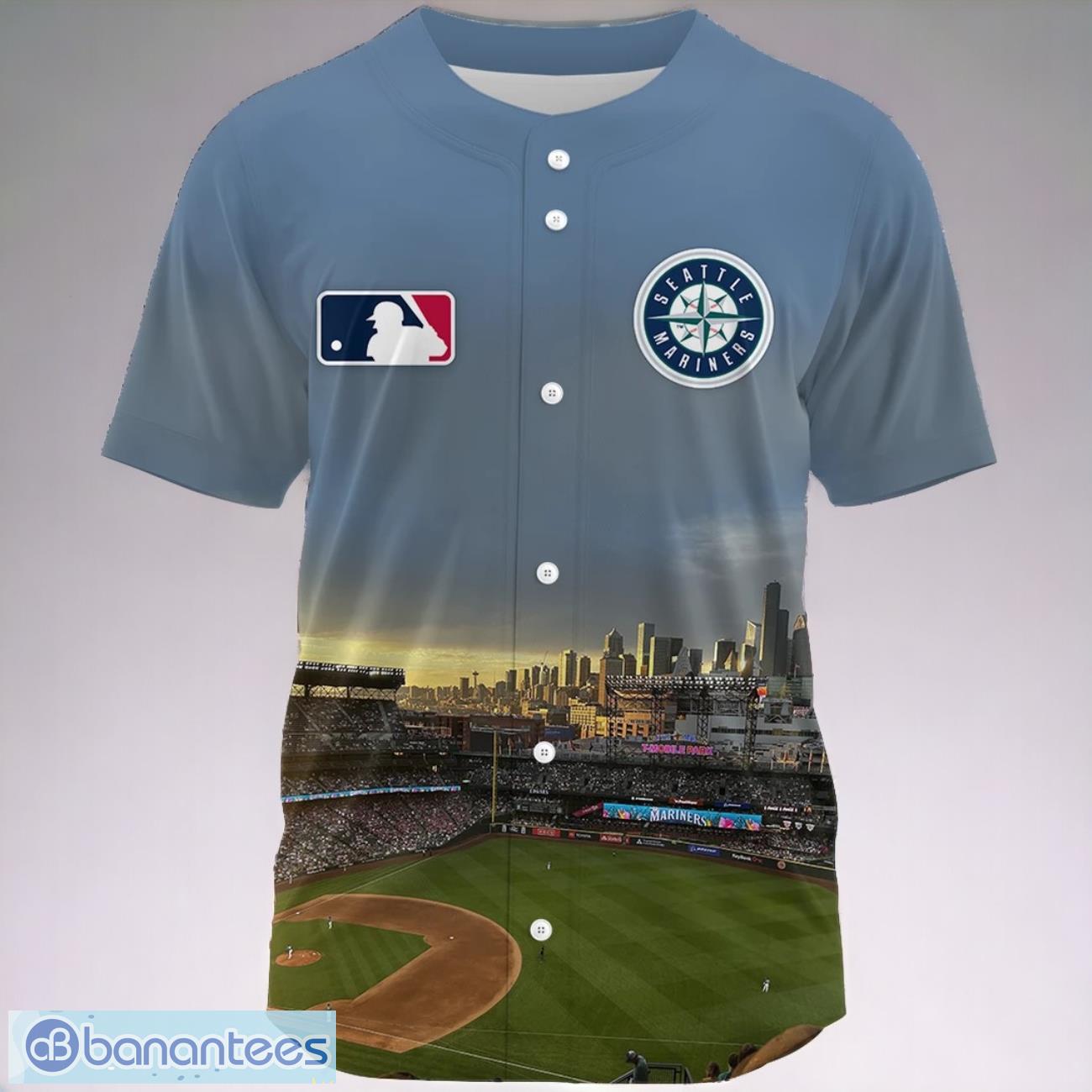 Seattle Mariners Baseball Jersey MLB 2024 Custom Number And Name ...
