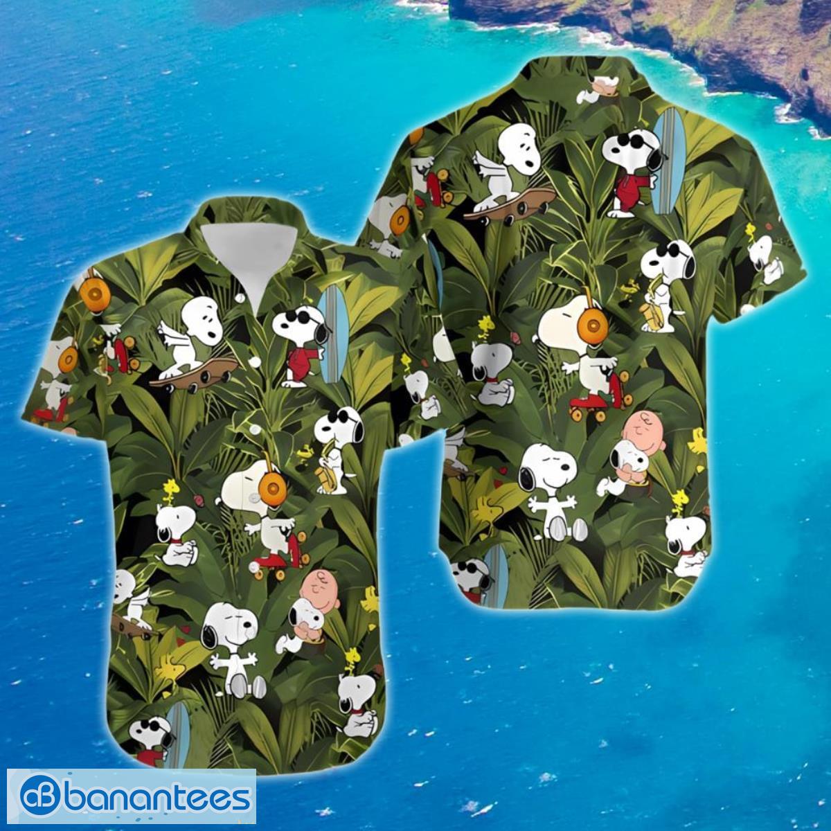 Snoopy Summer Aloha Hawaiian Shirt Style Gift - Banantees