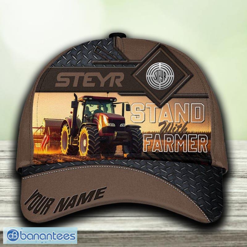 Steyr Custom Name 3D Hat Cap Brown All Over Print For Mens Gift ...