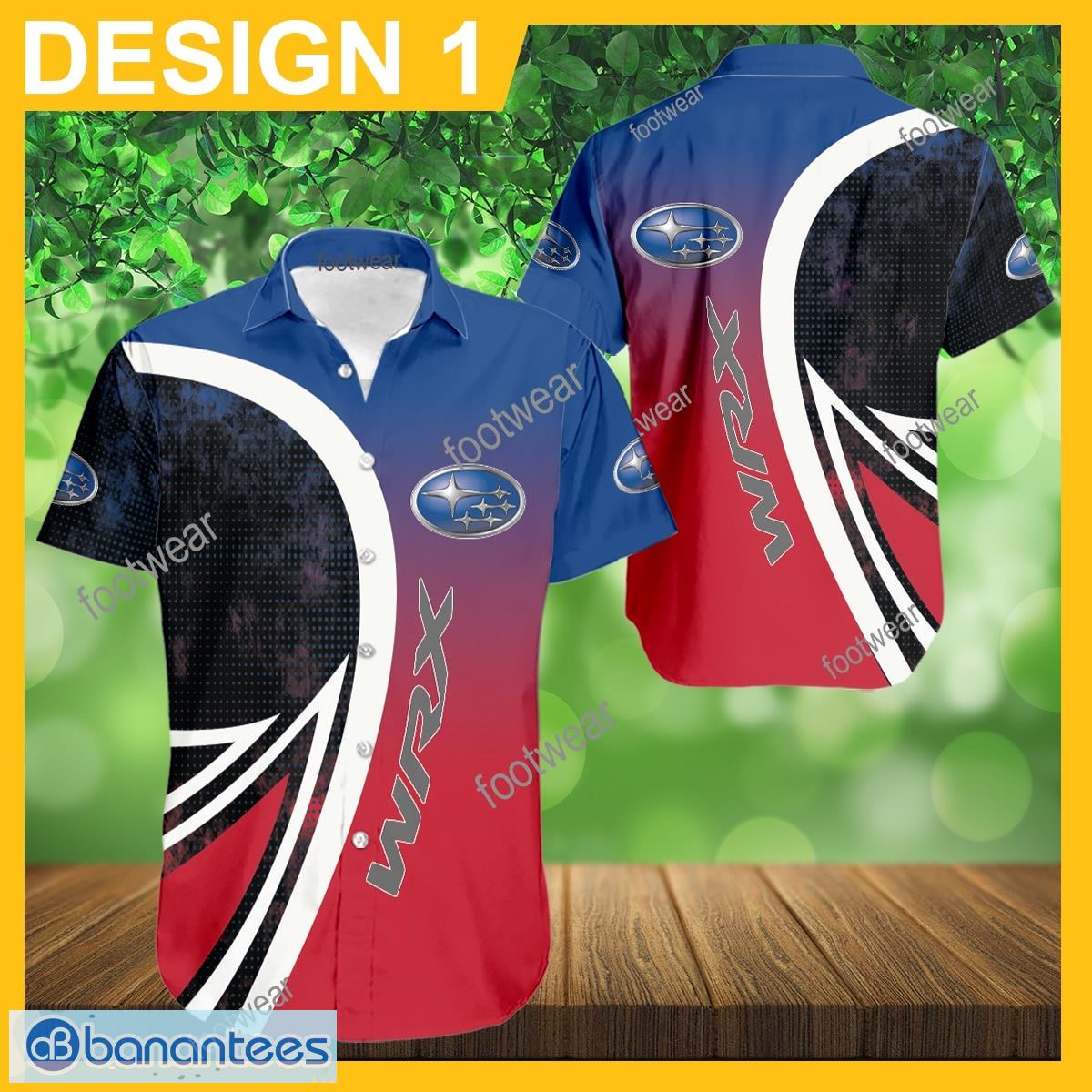Subaru WRX Sti Car Racing Hawaiian Shirt Brand Design For Men Gifts ...