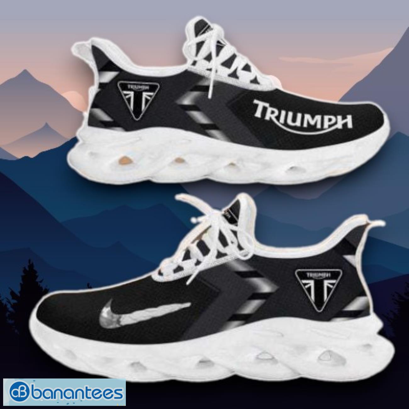 Triumph Motorcycles Black Max Soul Shoes Dynamic Style Sneakers For Men ...