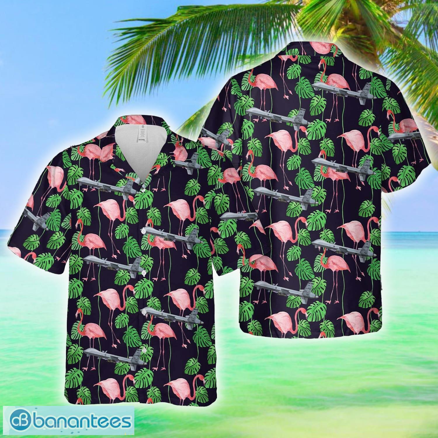 US Air Force MQ_9 Reaper (UAV) 42 ATKS Hawaiian Shirt - Banantees