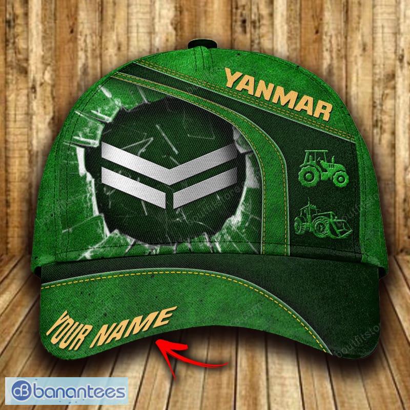 Yanmar Custom Name 3D Hat Cap Green Mens Gifts All Over Print New Hot ...