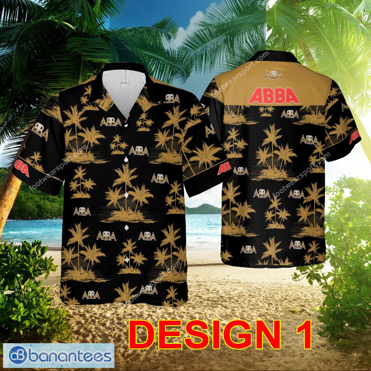 ABBA Band Hawaiian Shirt Pattern AOP For Beach - Banantees