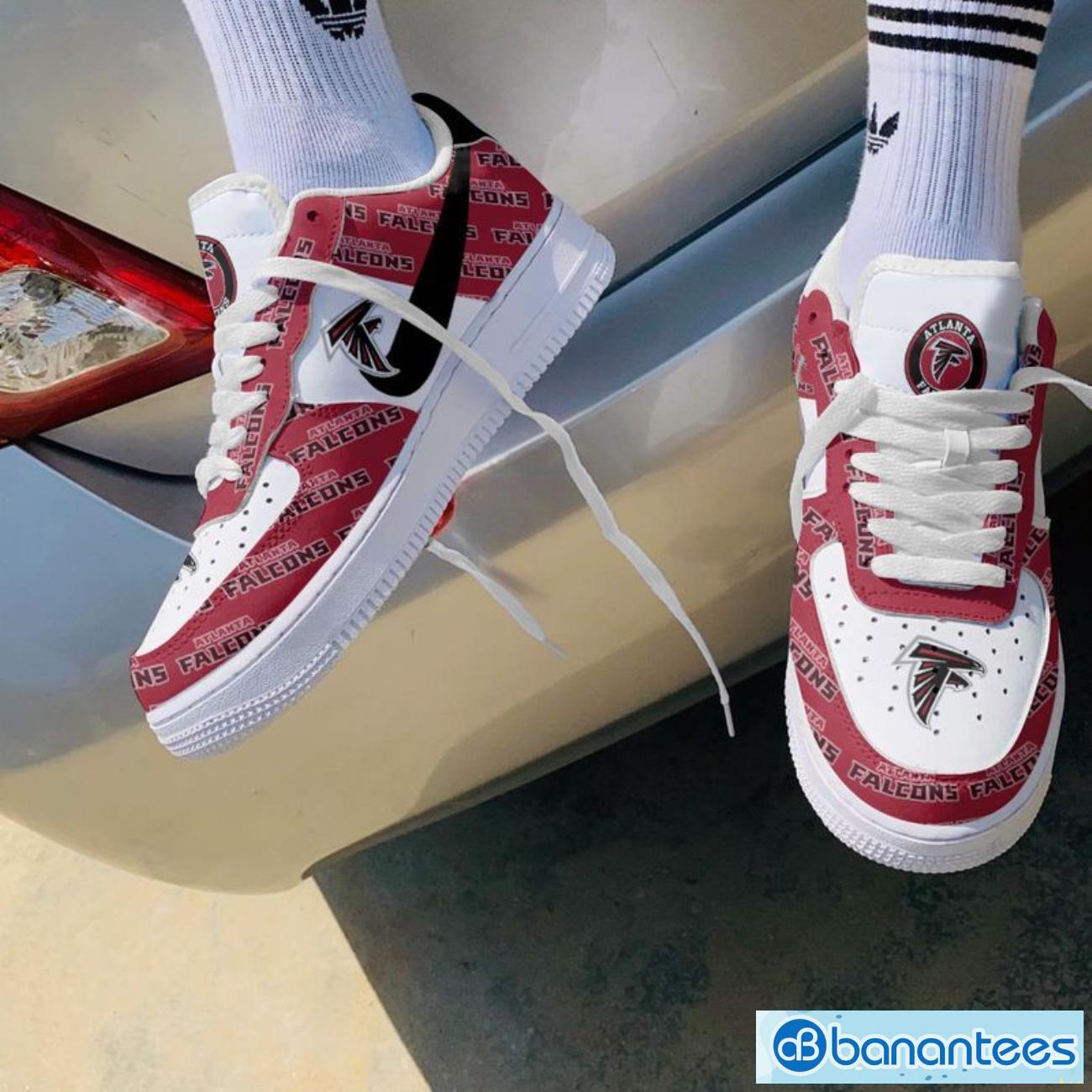 Atlanta Falcons Logo Printed Air Force Shoes AF1 Sneakers - Banantees