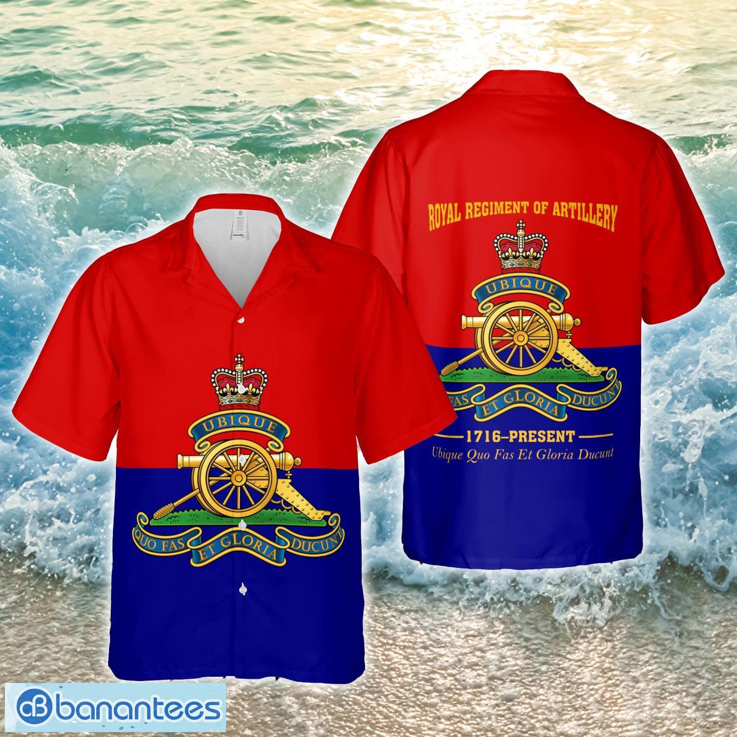 British Army Royal Regiment of Artillery Hawaiian Shirt - Banantees