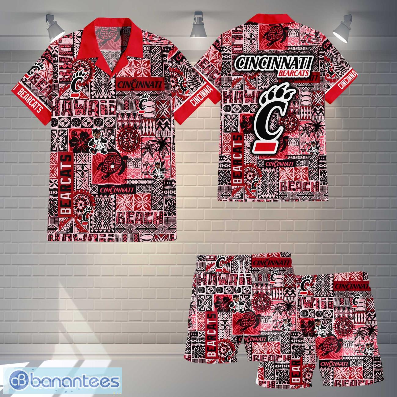 Cincinnati Bearcats Logo Team Hawaiian Shirt & Short New Design Summer ...