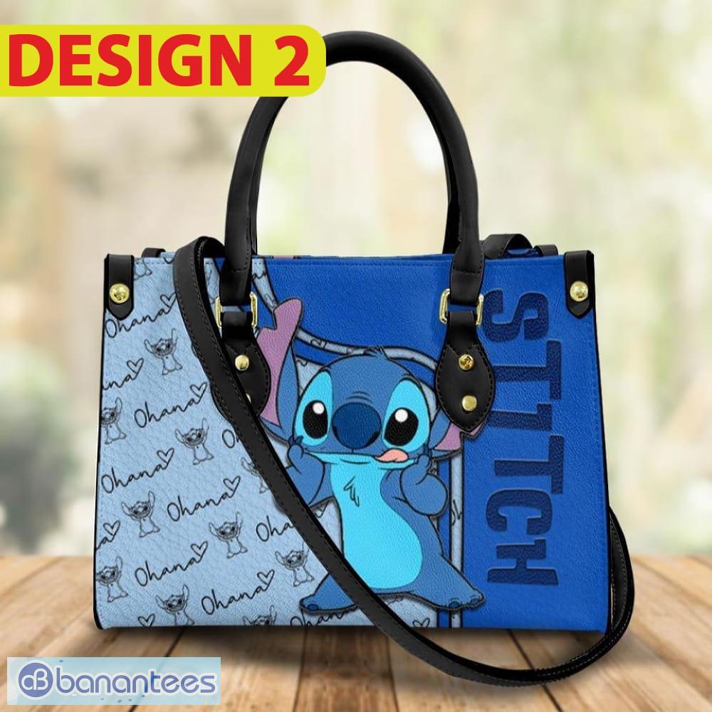 Custom Cute Stitch Cartoon bag Leather Handbag - Banantees