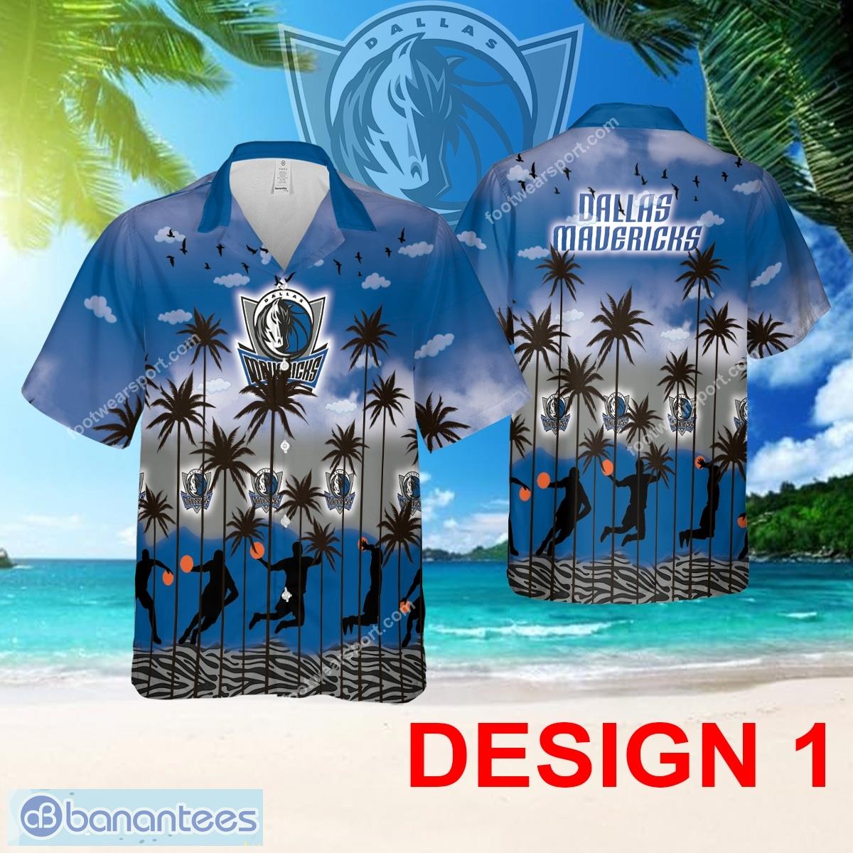 Dallas Mavericks Hawaiian Shirt Pattern Coconut Tree Special Gifts ...