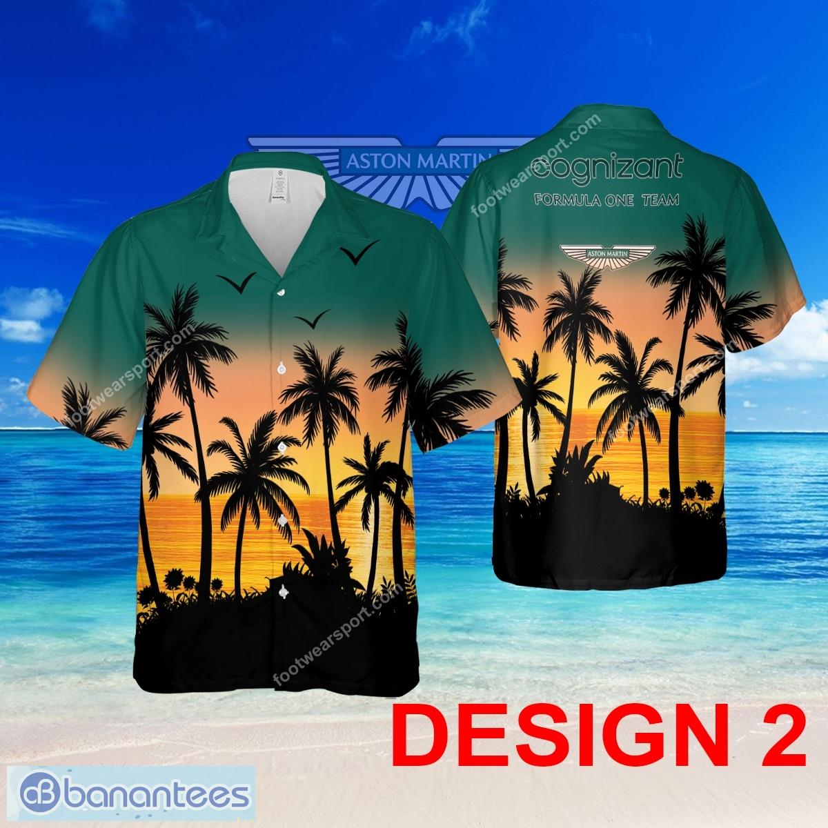 F1 Racing Aston Martin Aramco F1 Team AOP Hawaiian Shirt Pattern ...