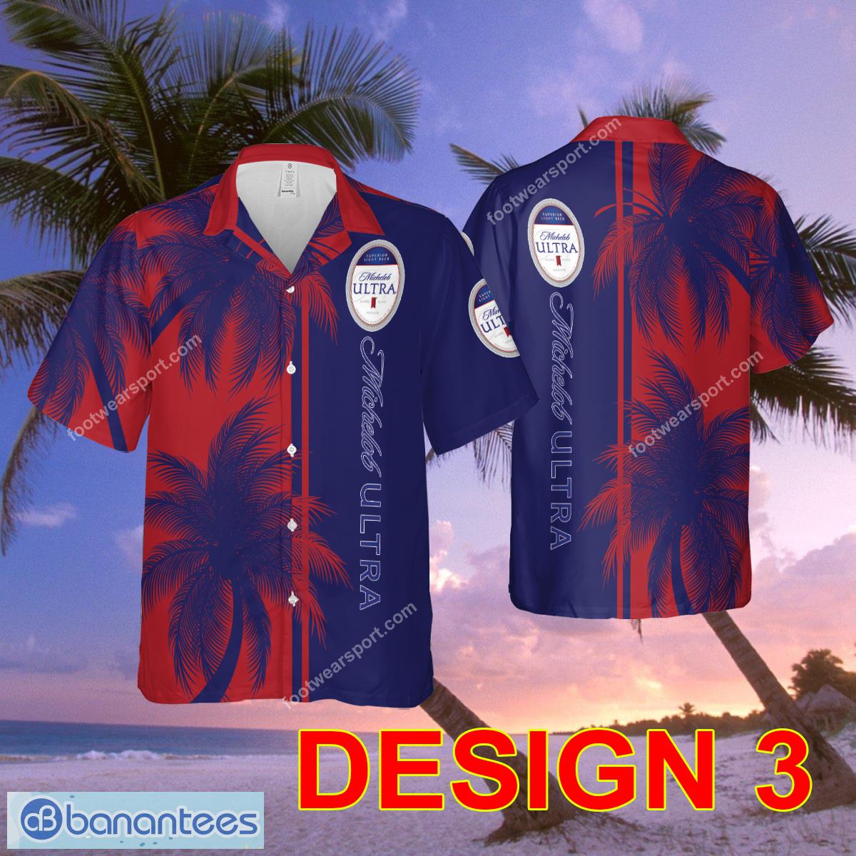 Michelob Ultra Beer Hawaiian Shirt Pattern Special Gifts - Banantees
