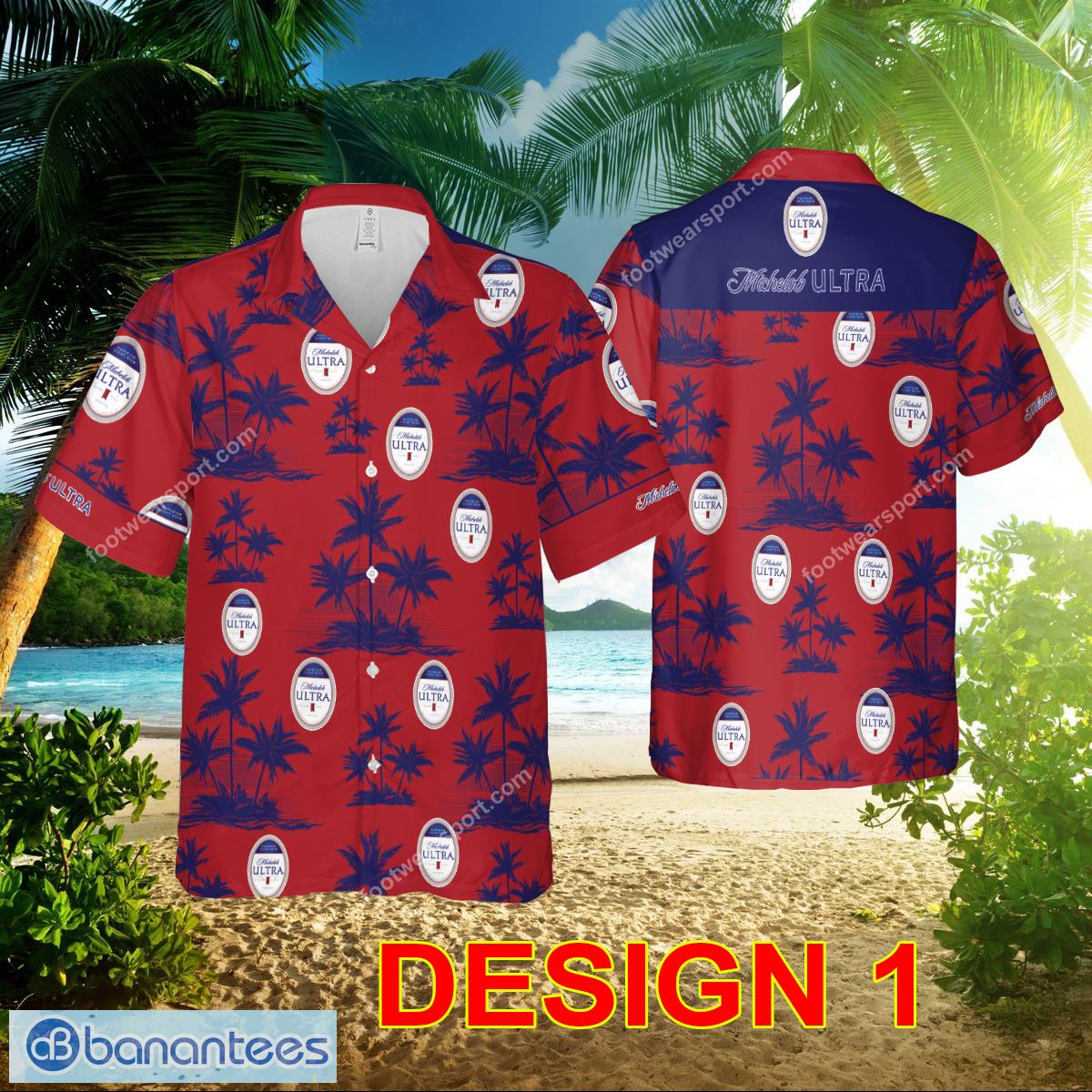 Michelob Ultra Beer Hawaiian Shirt Pattern Special Gifts - Banantees