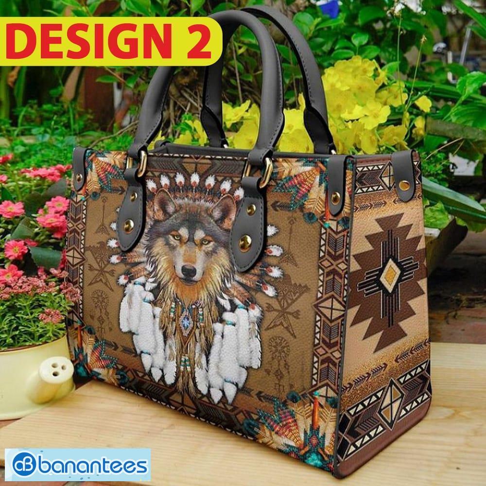 Native Wolf bag Native Wolf Leather Handbag - Banantees