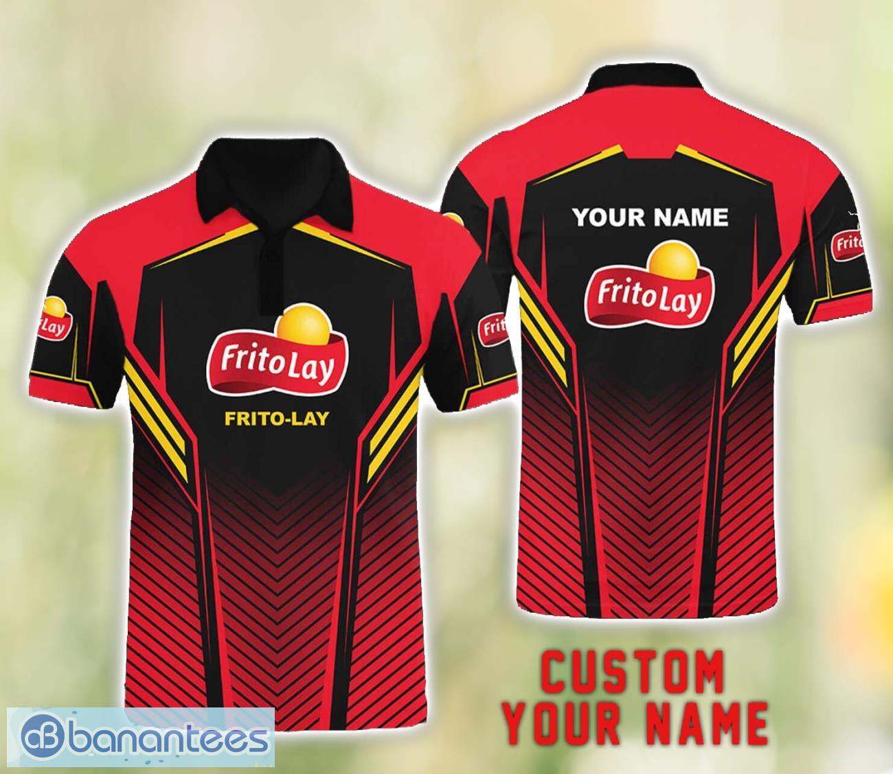 Personalized Frito-Lay Logo Polo Shirt Team Hoilday Gift 3D Printed ...