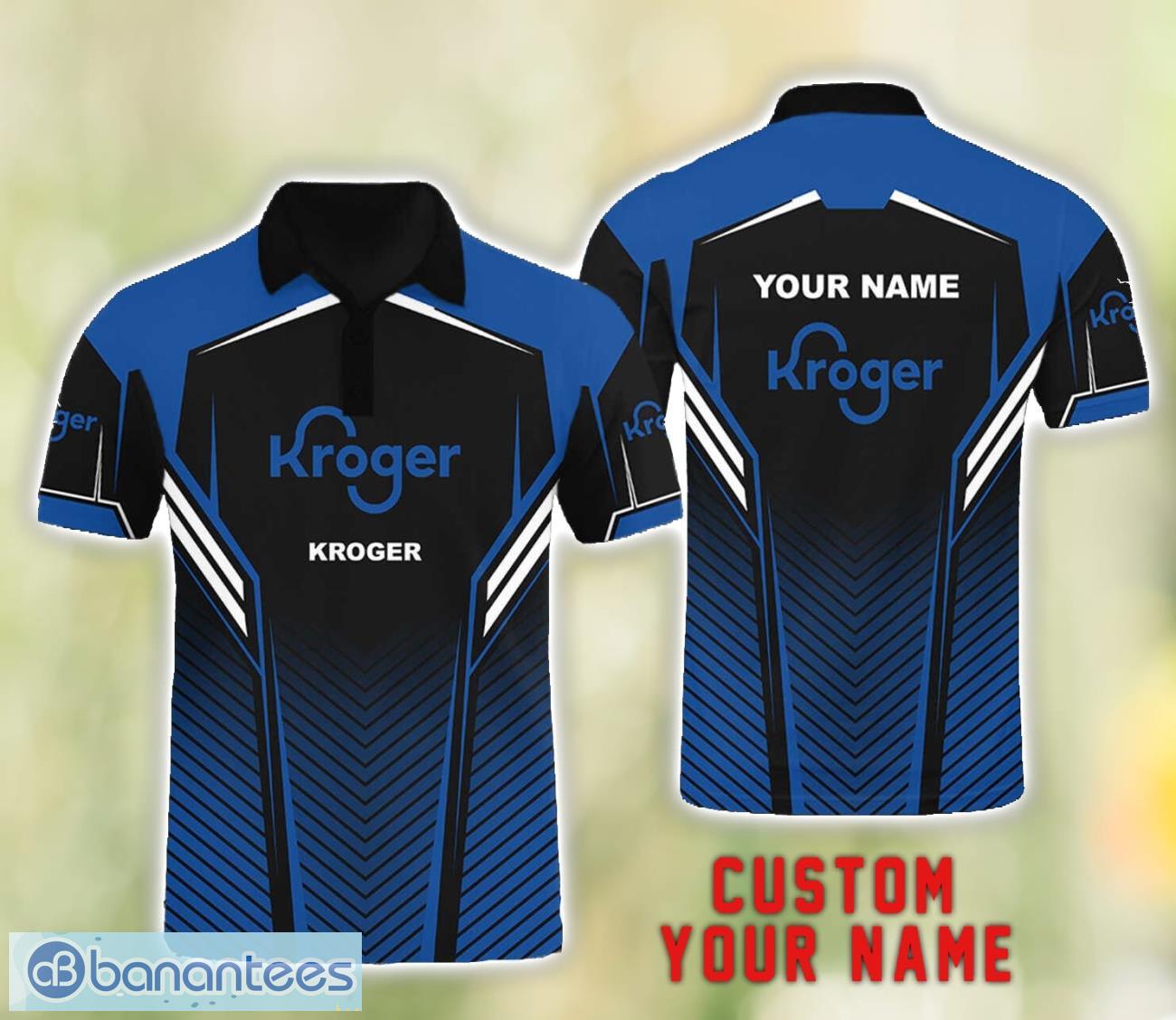 Personalized Kroger Logo Polo Shirt Team Hoilday Gift 3D Printed ...