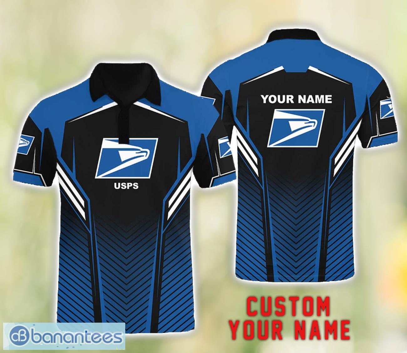 Personalized Usps Logo Polo Shirt Team Hoilday Gift 3D Printed - Banantees