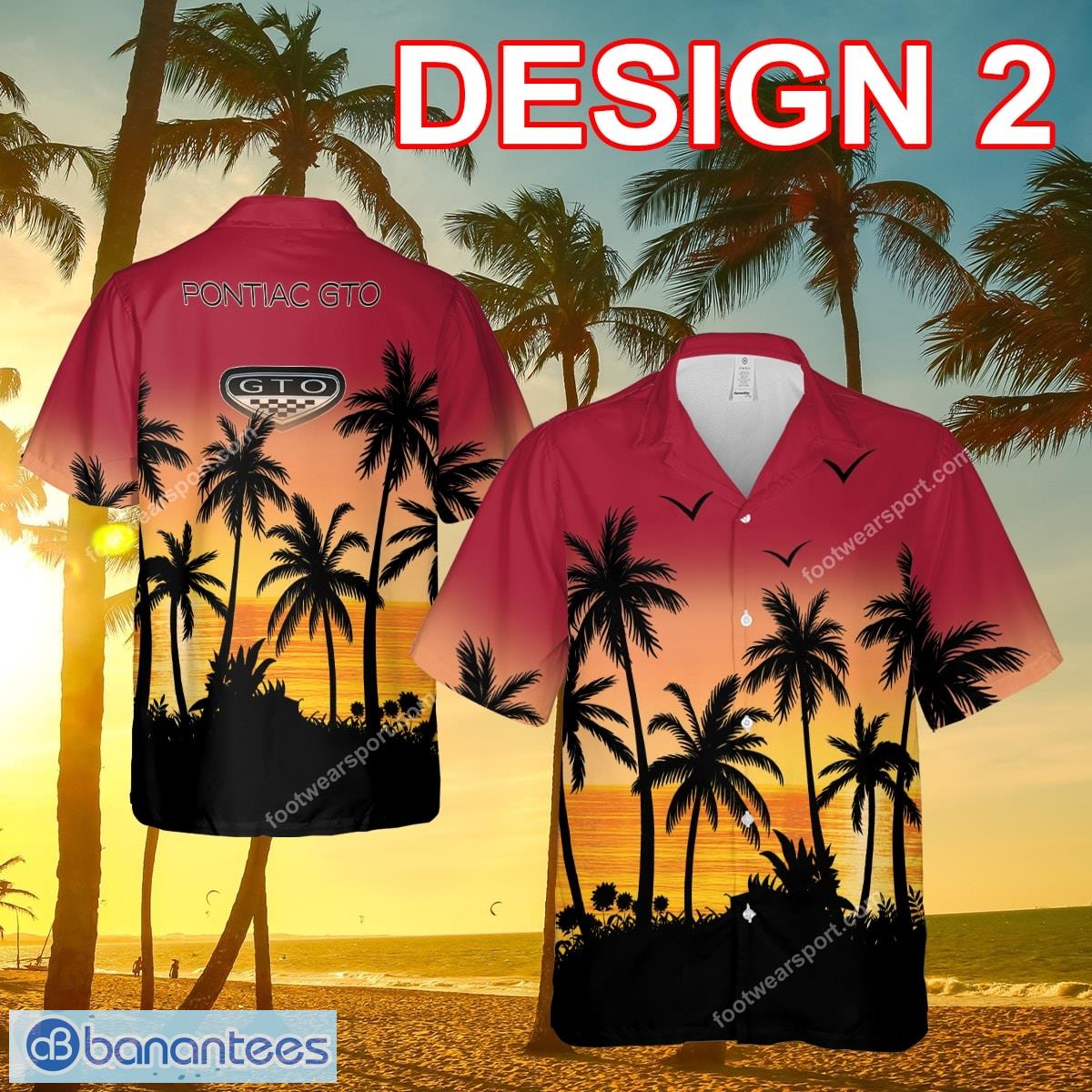 Pontiac GTO Racing Handmade Logo 3D Hawaiian Shirt For Summer - Banantees