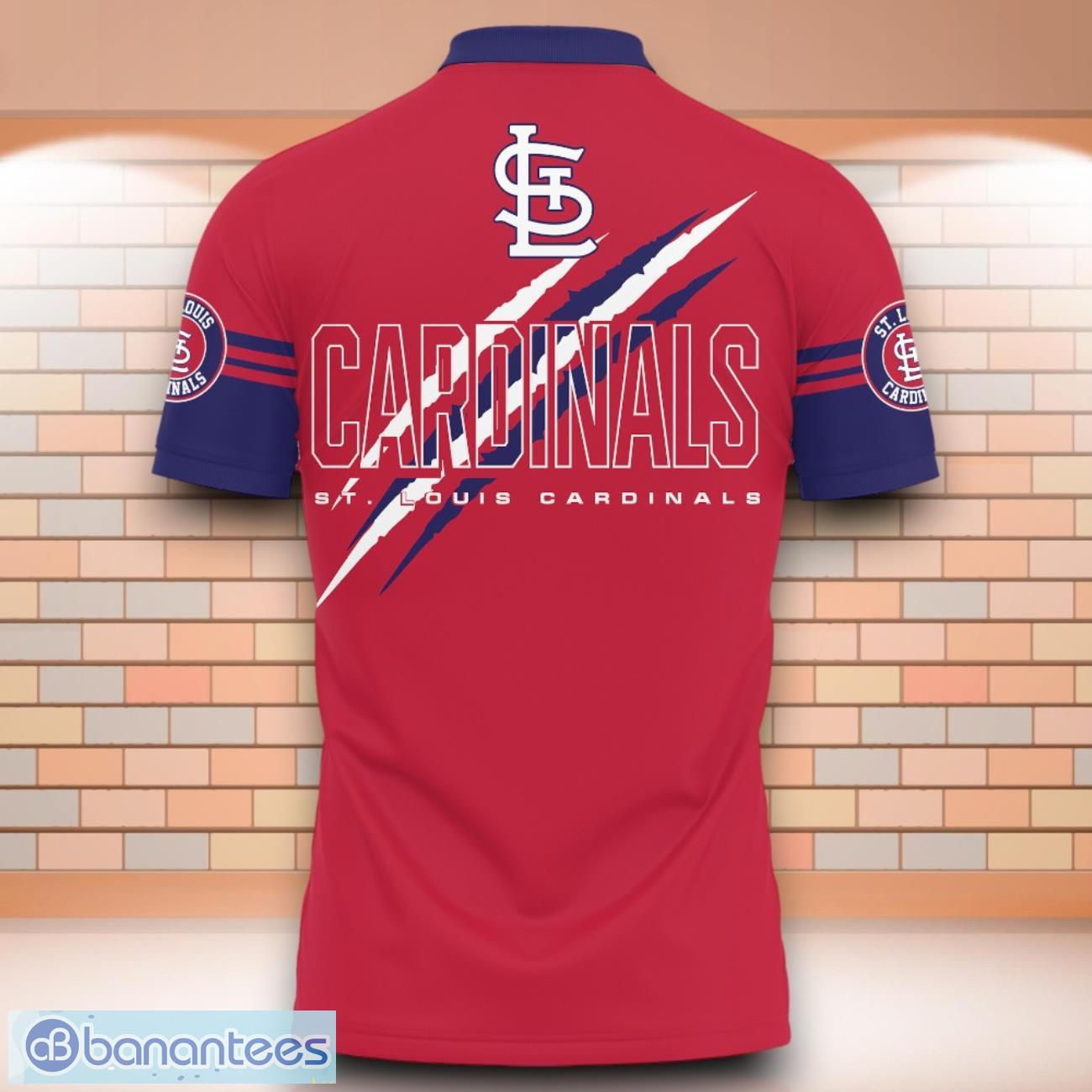 St. Louis Cardinals MLB Cardinal Way 3D Polo Shirt With Claws Pattern ...