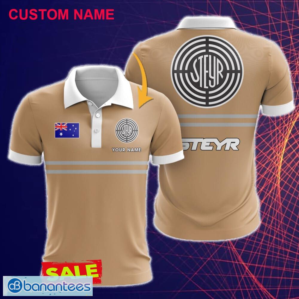 Steyr 3D Polo Shirt Gift Golf Yellow For Men Women Fans Custom Name ...