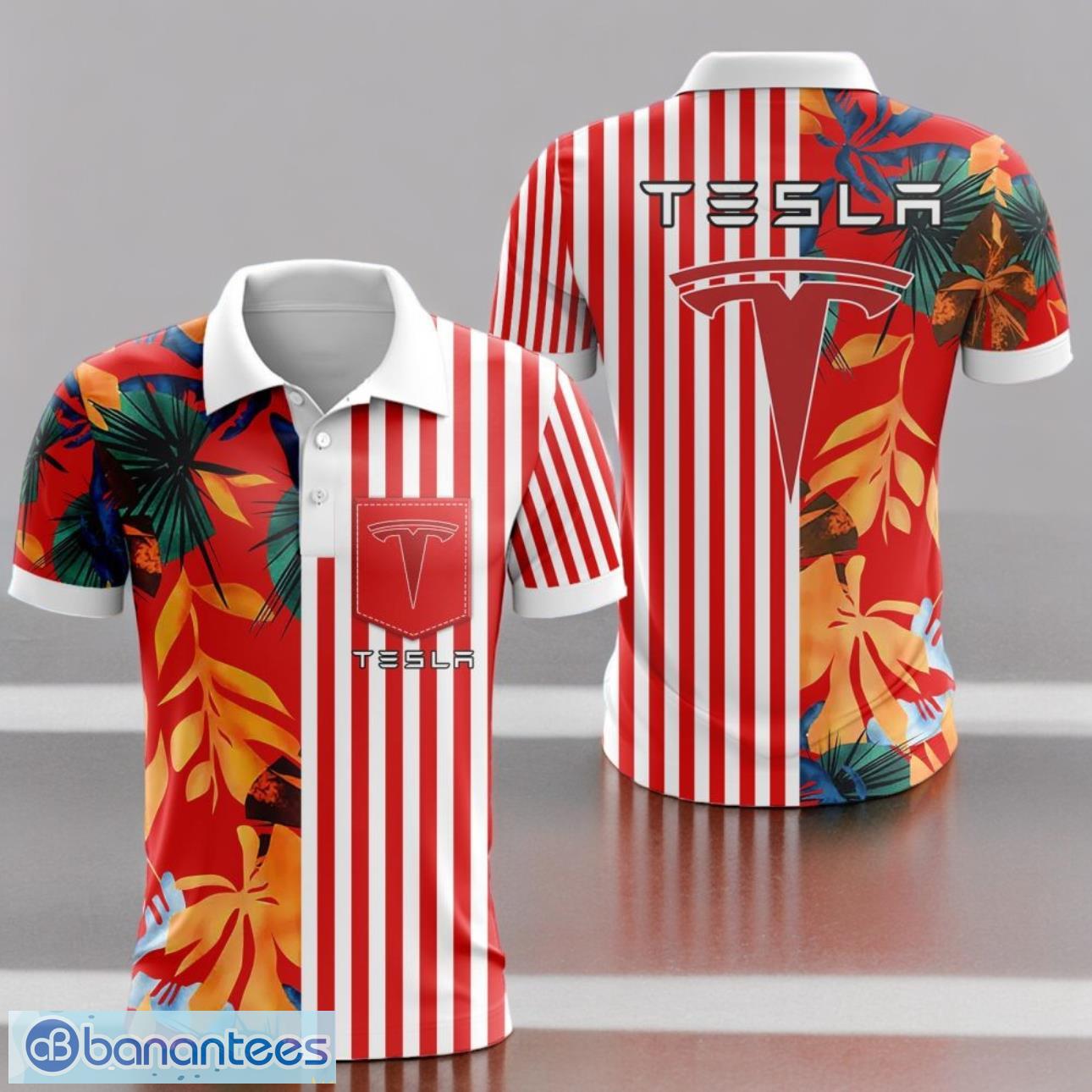 Tesla Combo Polo Shirt New Design 2024 For Men Women - Banantees