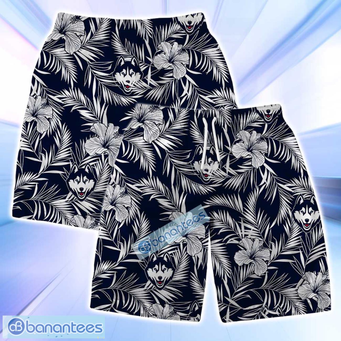 UConn Huskies NCAA Logo Beach Pattern Set Hawaiian Shirt & Short ...